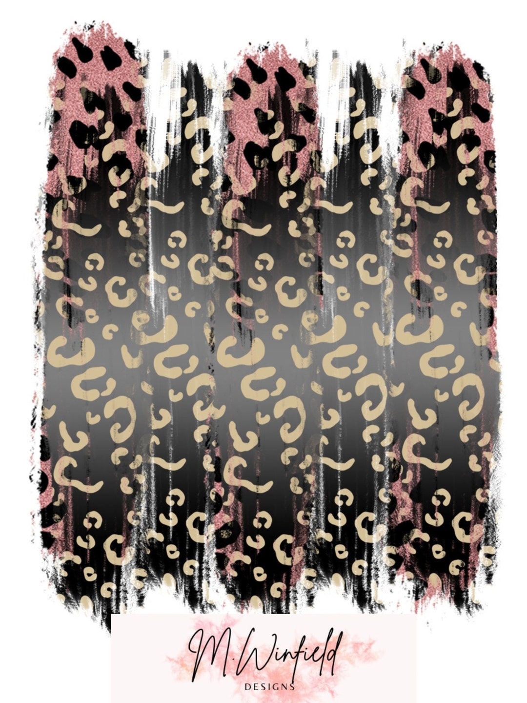 Distressed Pink, Black, Gold Cheetah Print, PNG, Digital File - Etsy