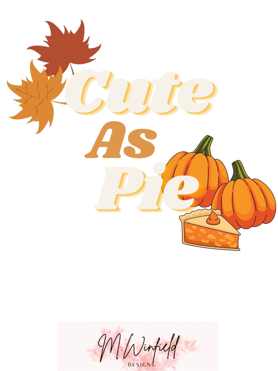 Cute as Pie, PNG, Digital Download - Etsy