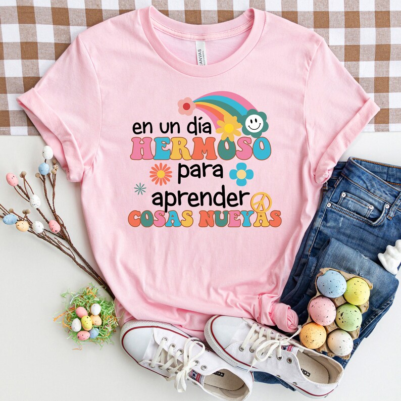 Maestra Bella Canvas Shirt Maestra Bilingue Maestra Siempre Maestra