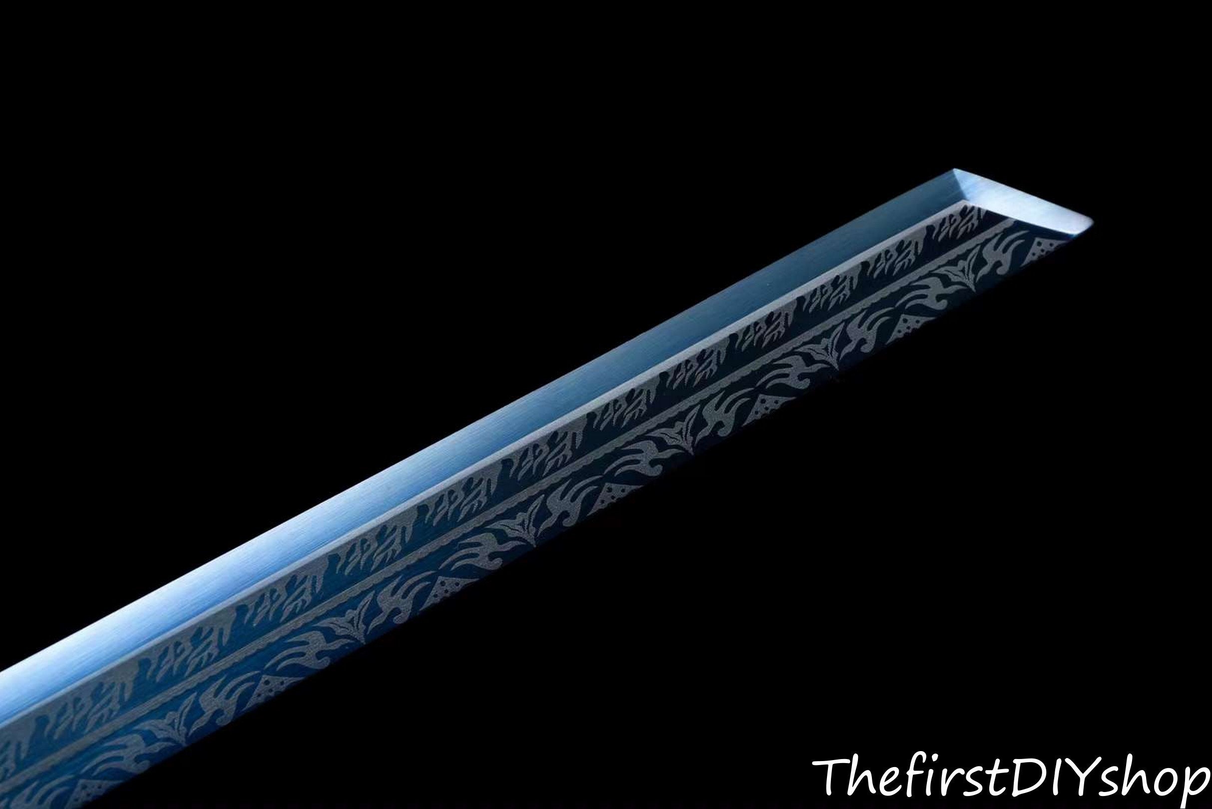 Handmade Sword-full Tang Katana-extreme Manganese Steel Forging ...