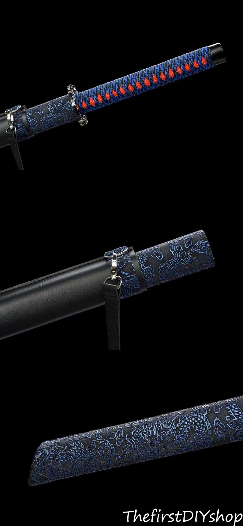 Handmade Sword-full Tang Katana-extreme Manganese Steel - Etsy