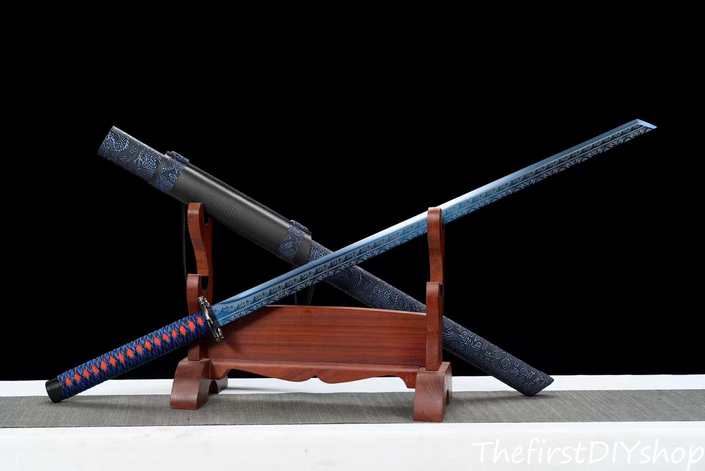 Handmade Sword-full Tang Katana-extreme Manganese Steel Forging ...