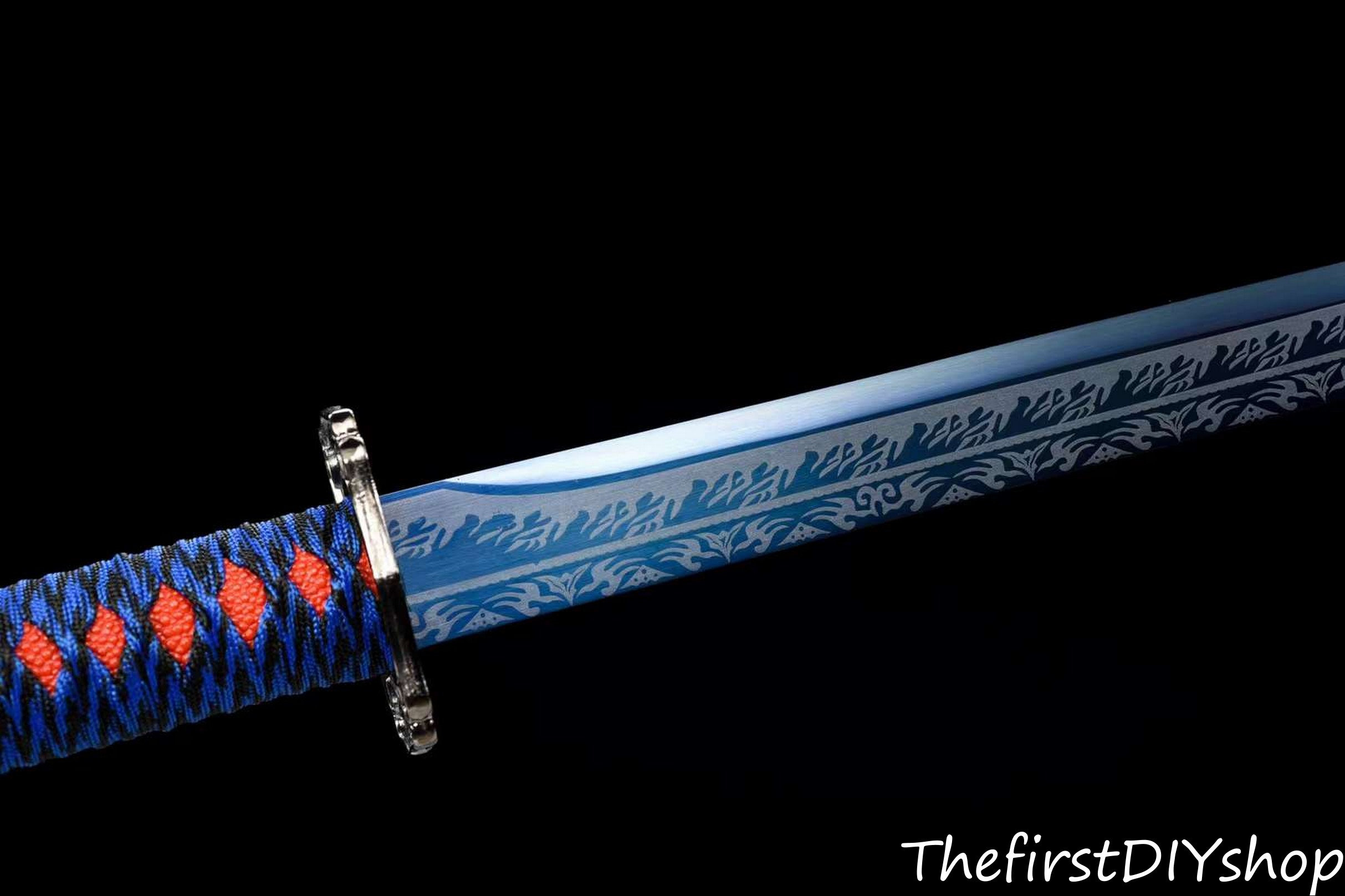 Handmade Sword-full Tang Katana-extreme Manganese Steel Forging ...