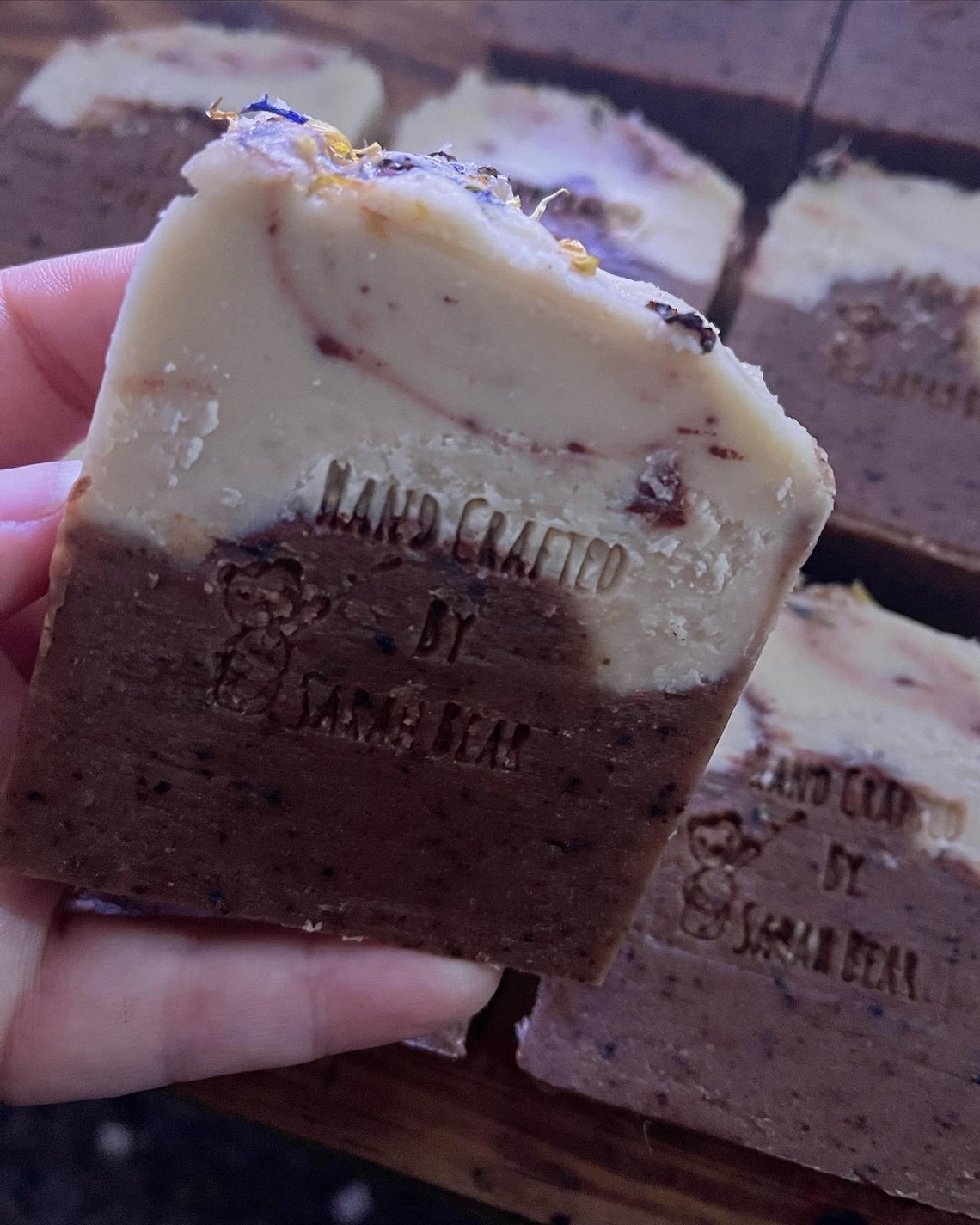 Hand Crafted by Sarah Bear Bar Soap is Made in Small Batches With Goat ...