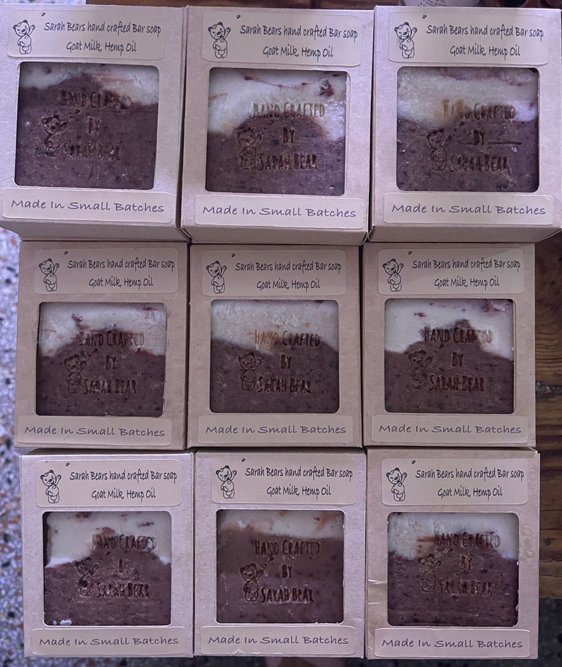 Hand Crafted by Sarah Bear Bar Soap is Made in Small Batches With Goat ...