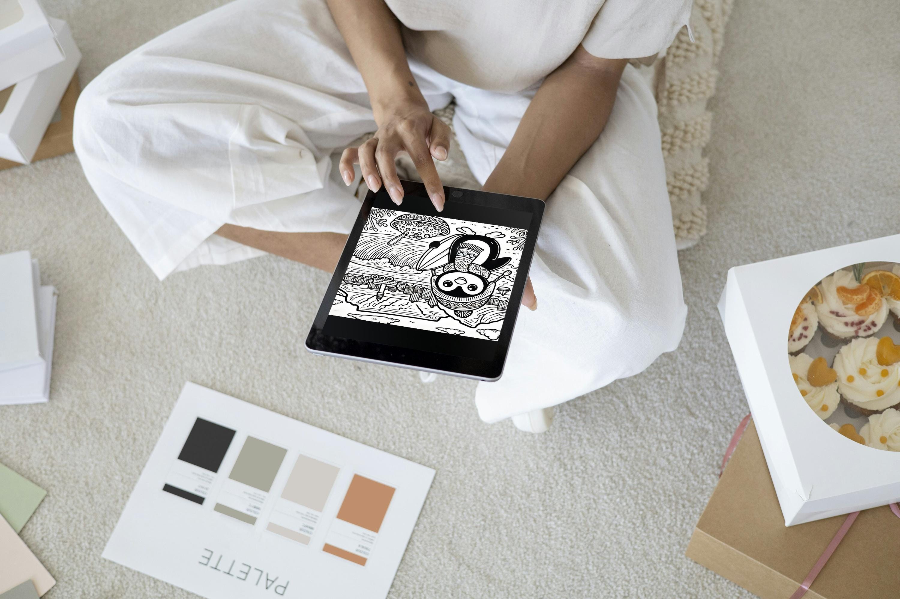 10 World Explorer Coloring Pages - Etsy