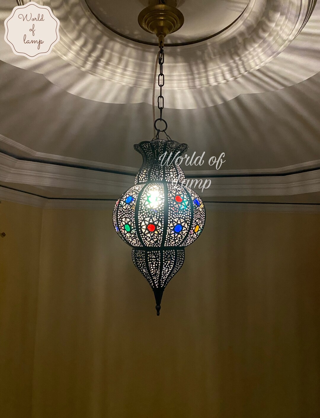 Moroccan Lamp / Moroccan Lantern / Moroccan Pendant Light / Moroccan ...