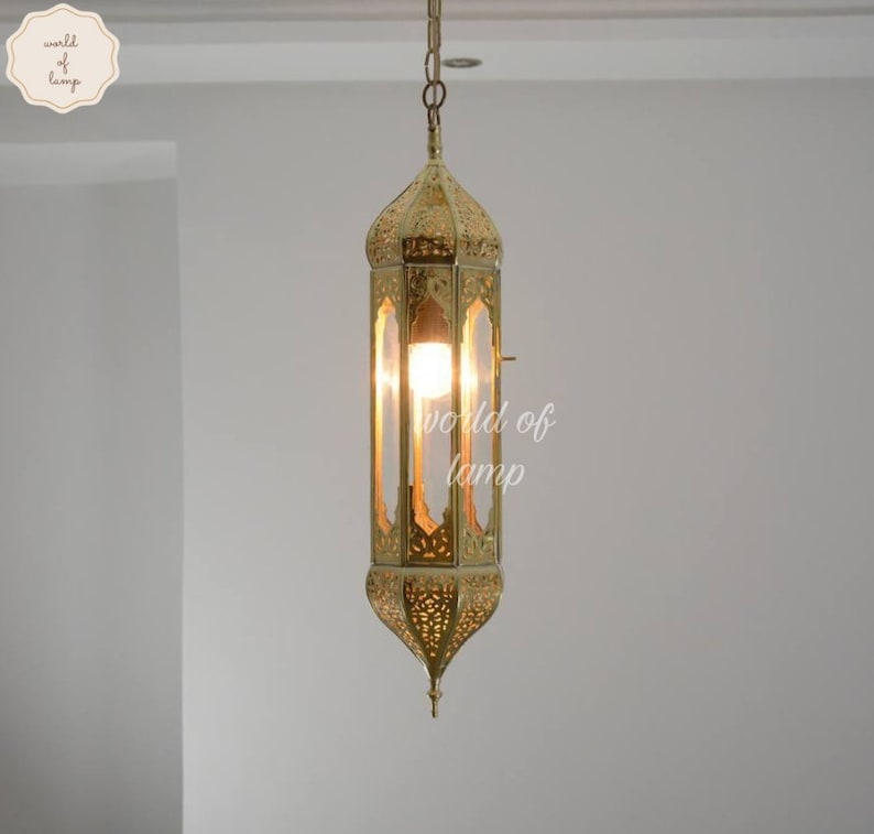 Moroccan Lamp / Moroccan Lantern / Moroccan Pendant Light / - Etsy