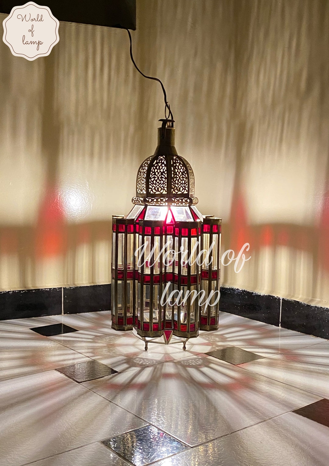 Moroccan Lamp / Moroccan Lantern / Moroccan Lighting Style / Moroccan ...