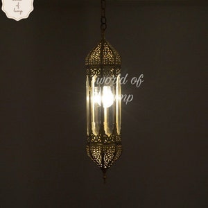 Moroccan Lamp / Moroccan Lantern / Moroccan Pendant Light / Bedroom ...