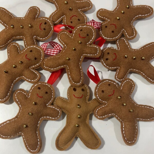 Felt Gingerbread Man - Etsy