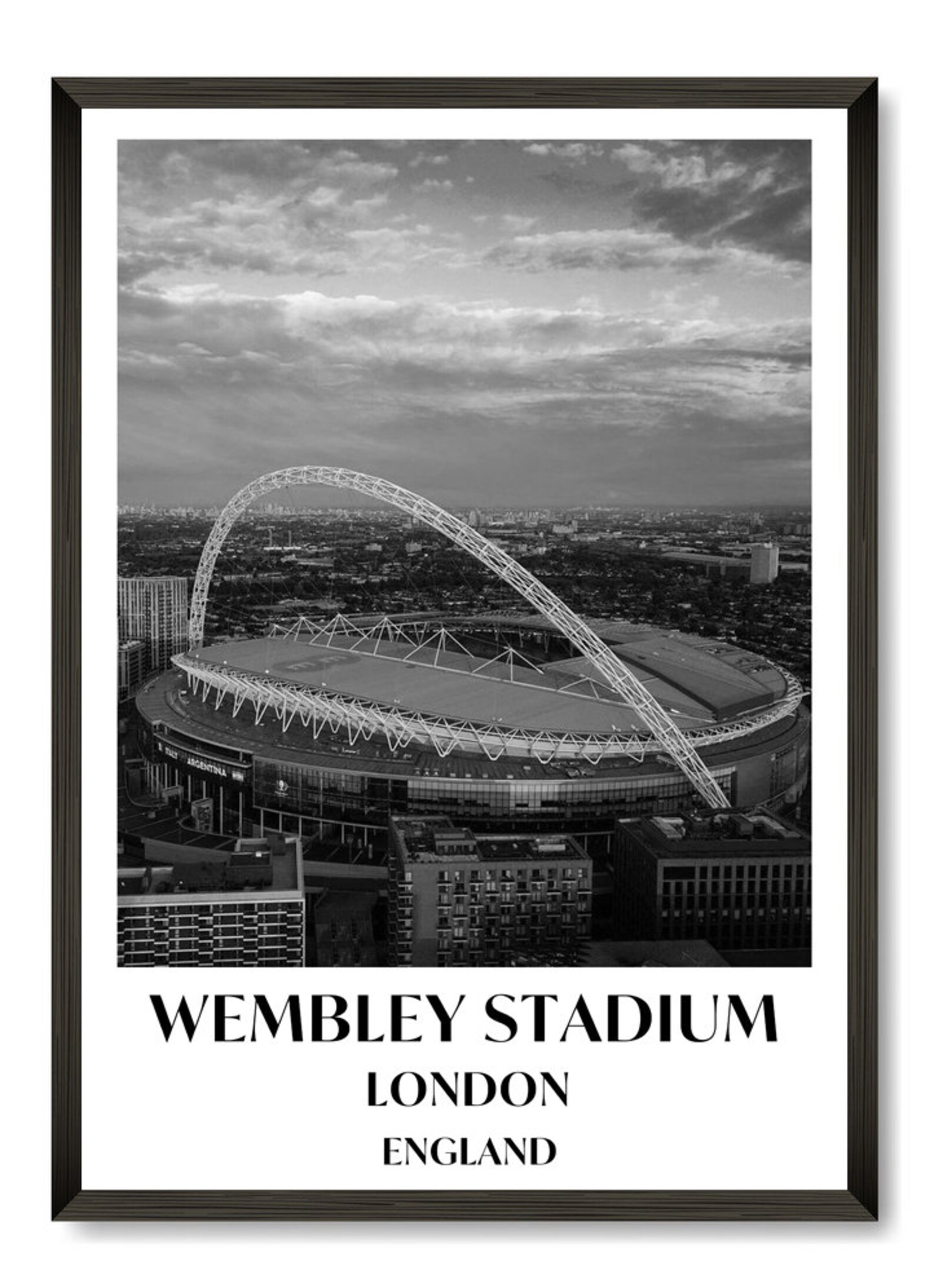 Stadium Prints - Wembley Stadium - Estadio Azteca - Maracana Stadium ...