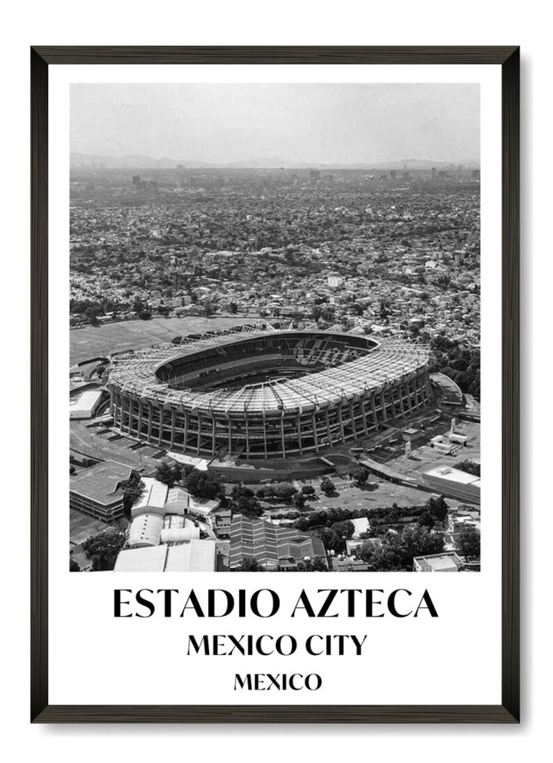 Stadium Prints - Wembley Stadium - Estadio Azteca - Maracana Stadium ...