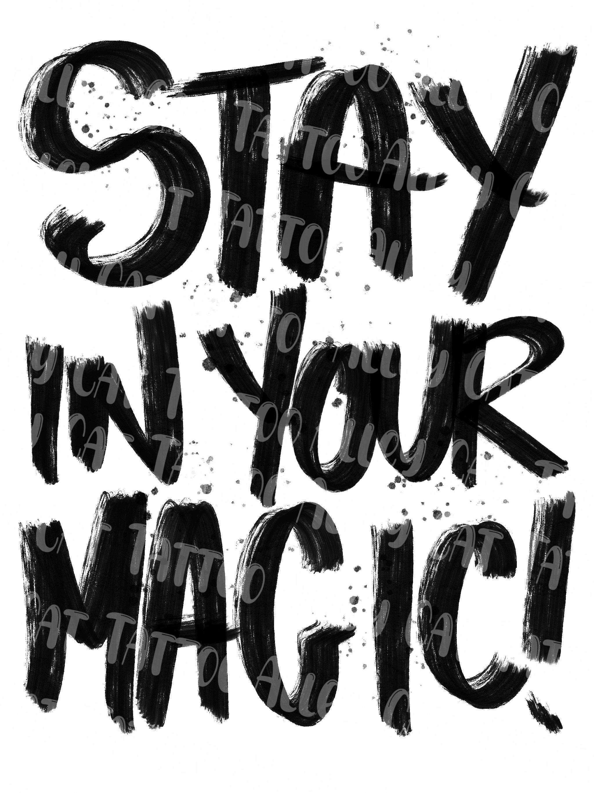 Stay in Your Magic - PNG - Etsy
