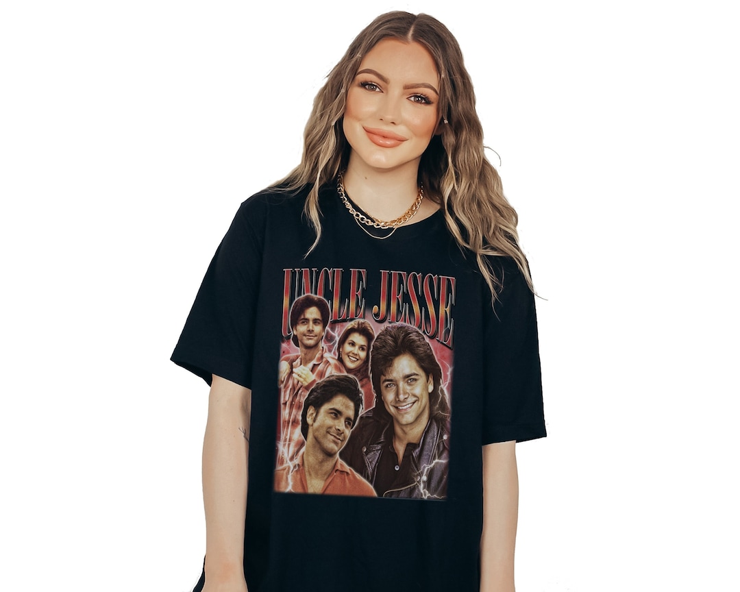 Full House Shirt, VINTAGE Uncle Jesse Homage Tshirt, John STAMOS SHIRT ...