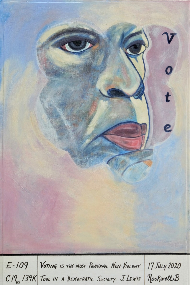 Historic American Collection of 40 Democracy Paintings, Presidents ...