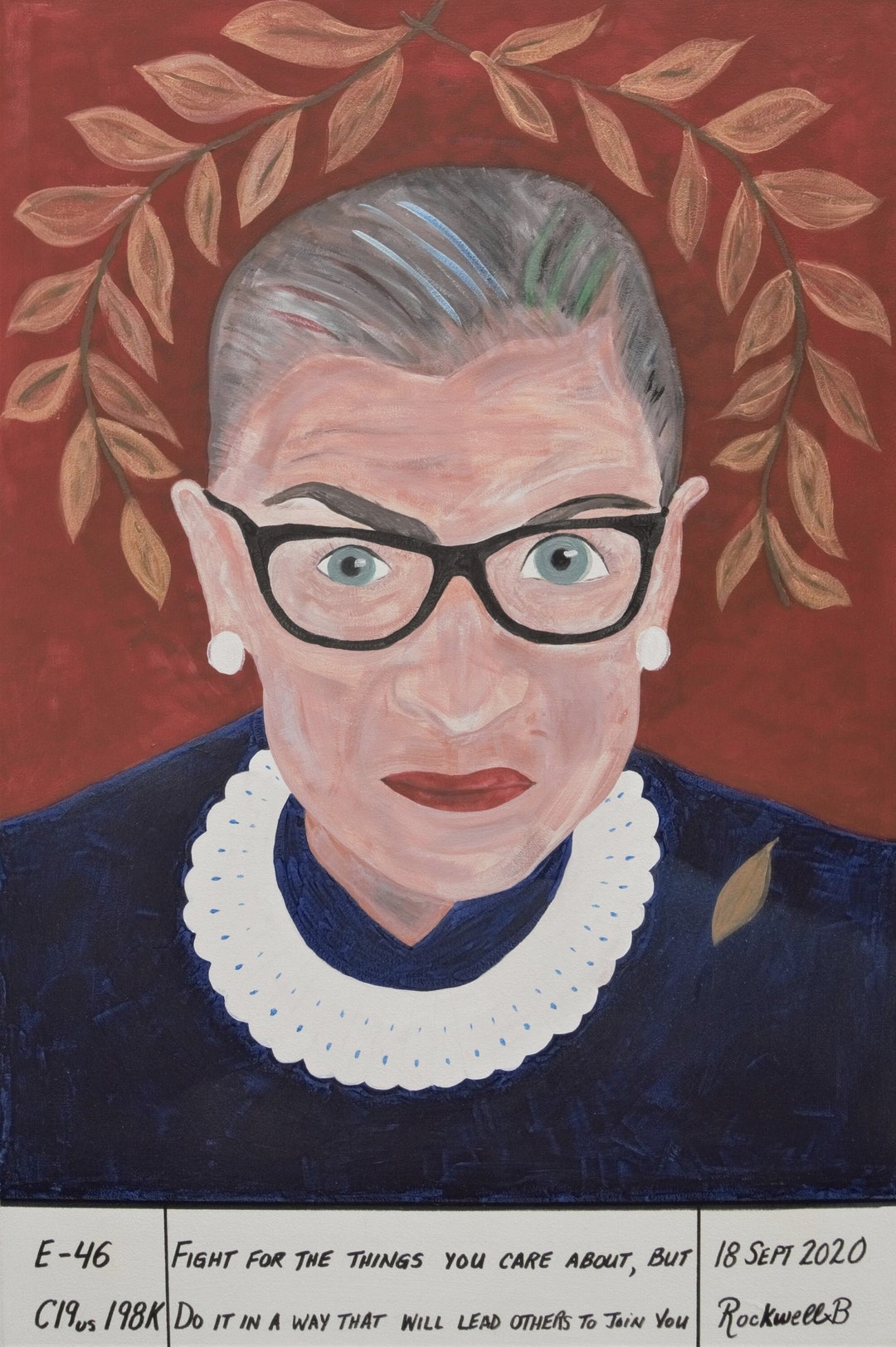 Historic American Collection of 40 Democracy Paintings, Presidents ...