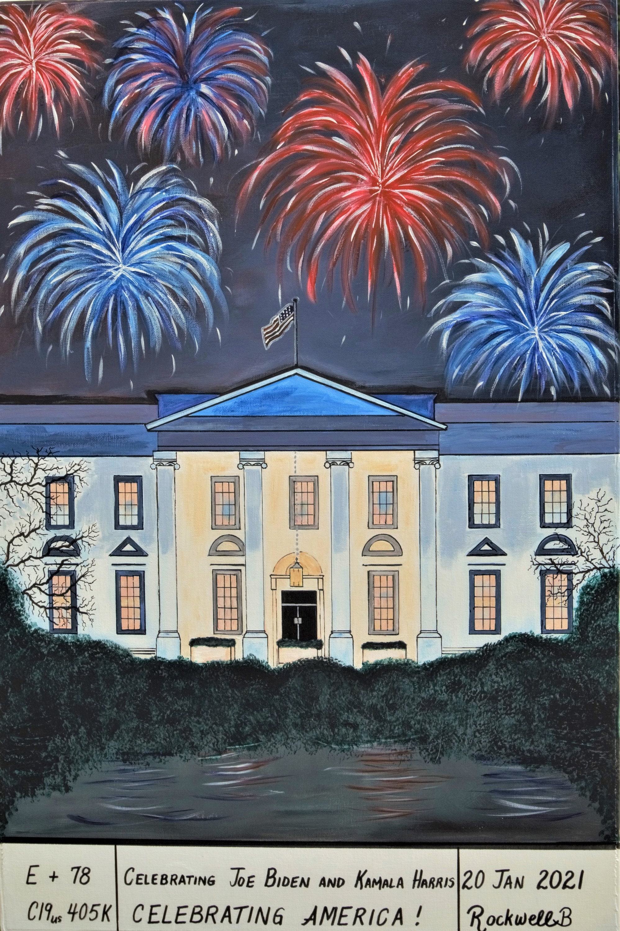 Historic American Collection of 40 Democracy Paintings, Presidents ...