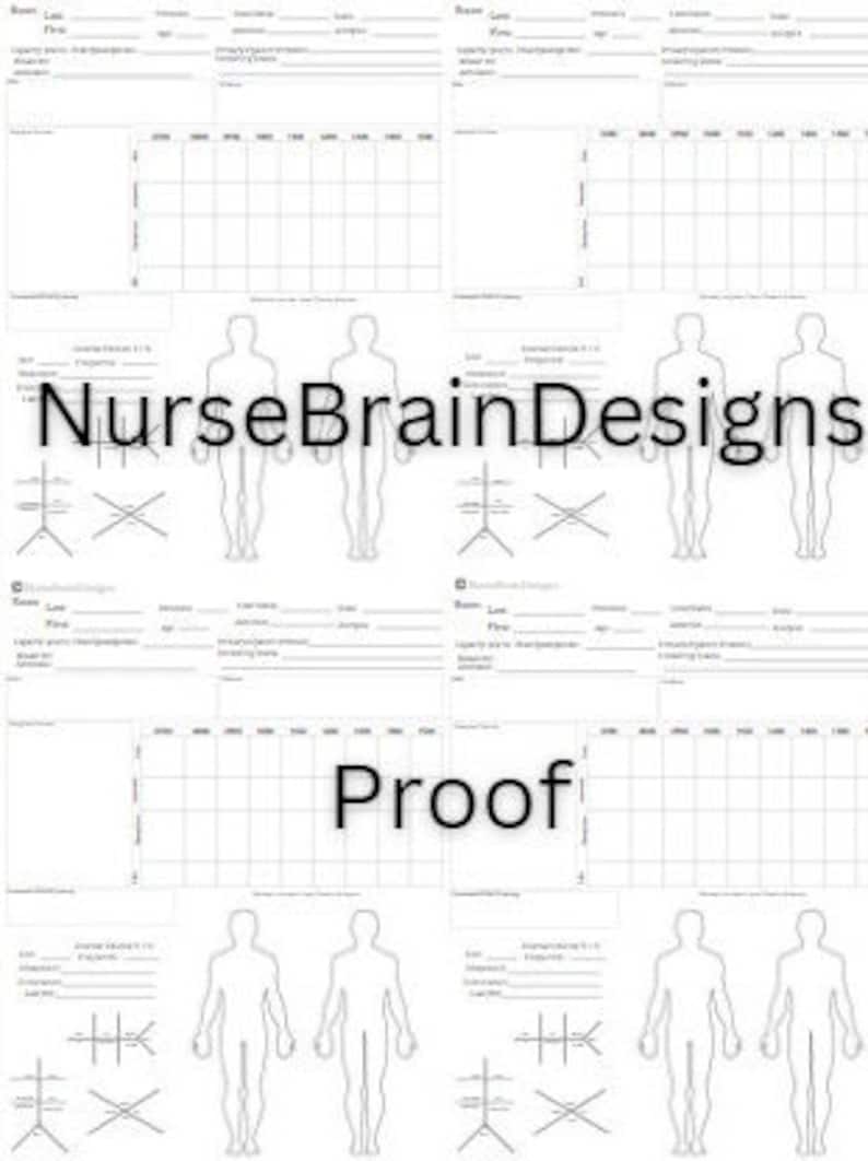 4-patient, Floor Nurse Report Sheet - Day Shift 8 Hour - Etsy