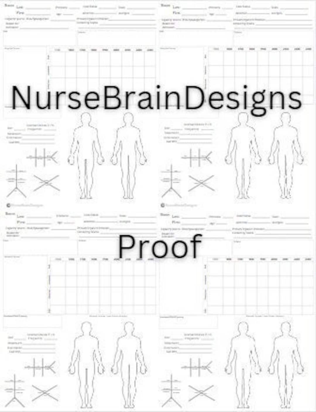 4-patient, Floor Nurse Report Sheet - PM Shift 8 Hour - Etsy
