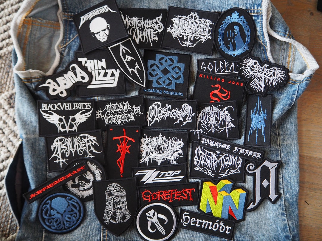 Black/death/doom/heavy Metal Patches #6 - Etsy