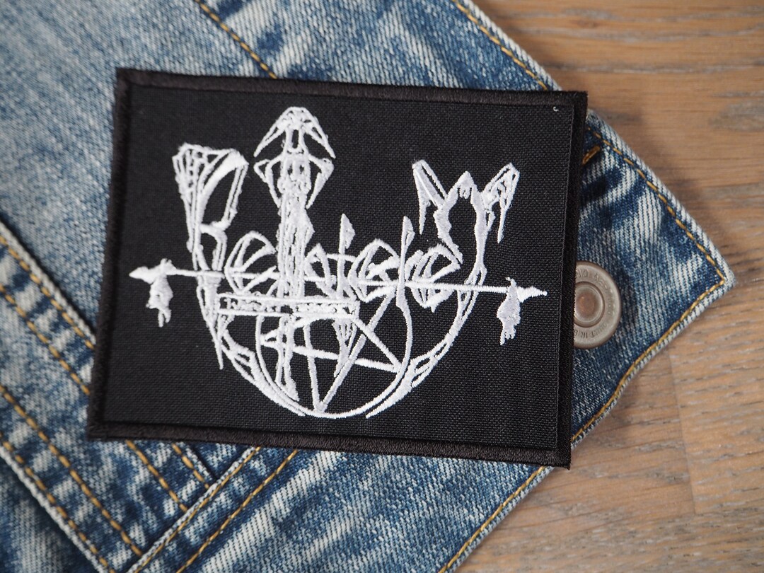 BETHLEHEM Black Metal Embroidered Patch - Etsy