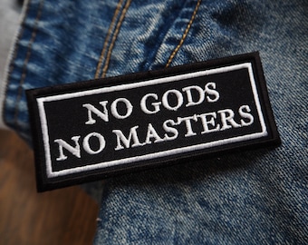 No Gods No Masters Patch, No Idols Patch, Cat Patch, Sphinx Patch, Cat Patch, Satan Patch, Back ...