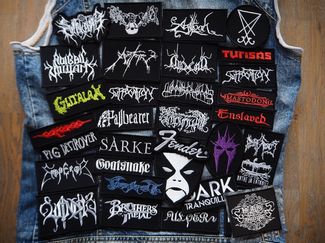 Black/death/doom/heavy Metal Patches #9 - Etsy