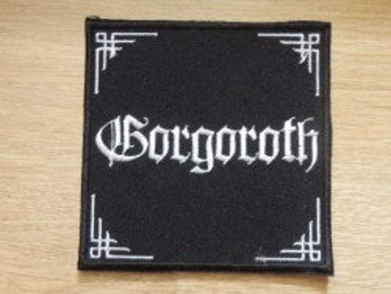 GORGOROTH Embroidered Patch (black Metal) - Etsy