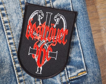 THY LIGHT Embroidered Patch black Metal - Etsy