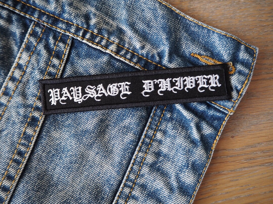 PAYSAGE D'HIVER / DARKSPACE Embroidered Patch (black Metal) - Etsy