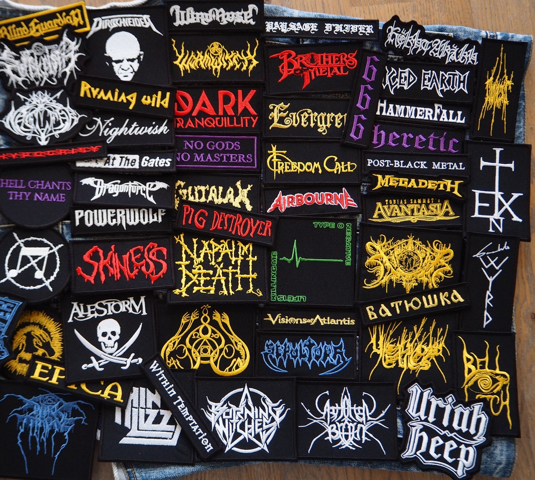 Power/storer/black/death/doom/heavy Metal Patches #09 - Etsy