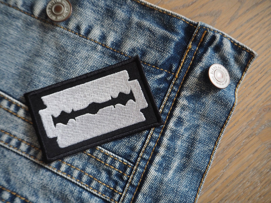 RAZORBLADE DSBM Black Metal Embroidered Patch - Etsy