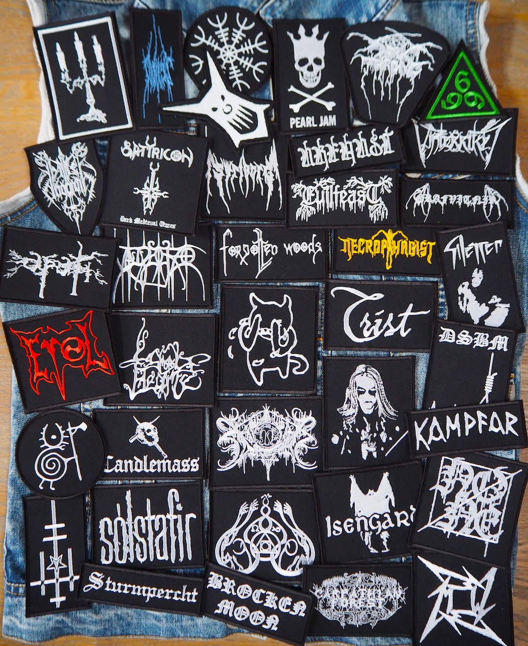 Black/death/doom/heavy Metal Patches #14 - Etsy