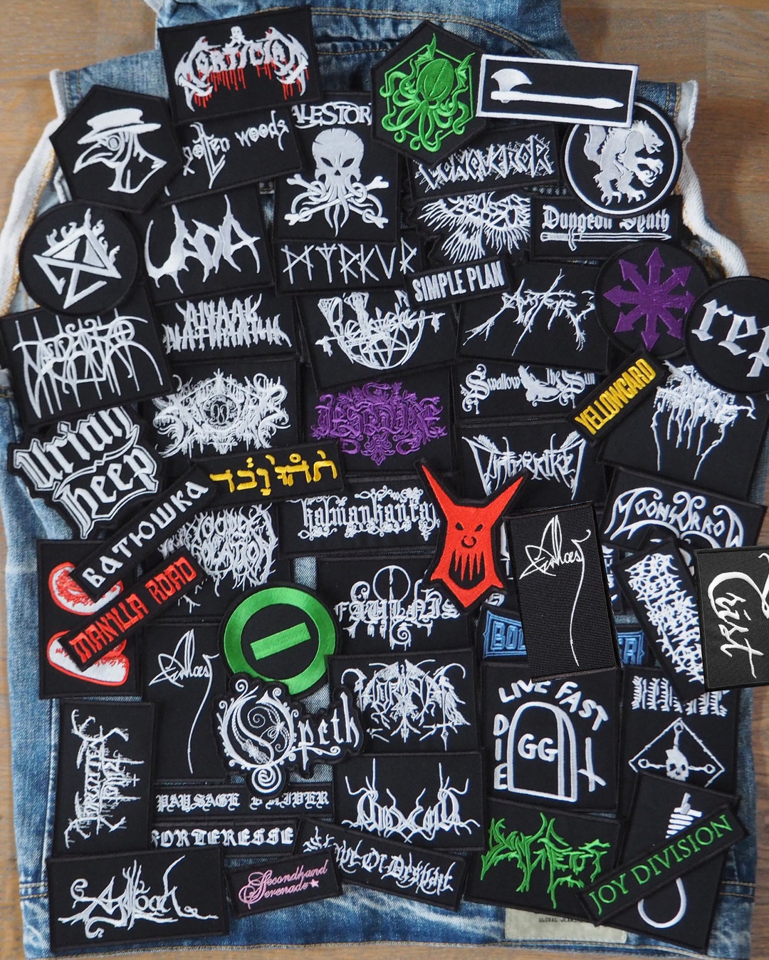 Black/death/doom/heavy Metal Patches #8 - Etsy