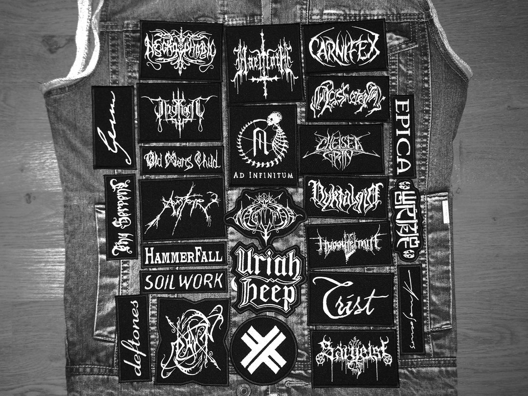 Black/death/doom/heavy Metal Patches #12 - Etsy