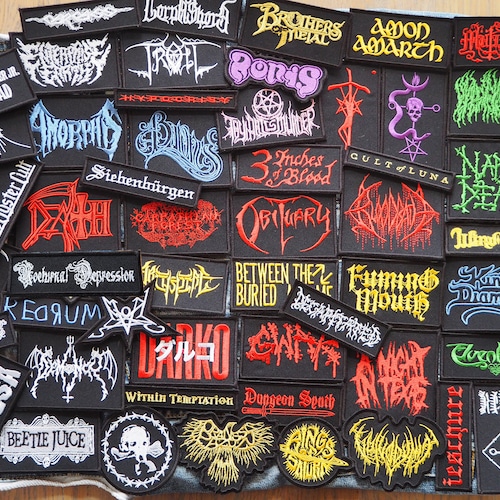 Black/death/power/stoner/doom/heavy Metal Patches 39 - Etsy