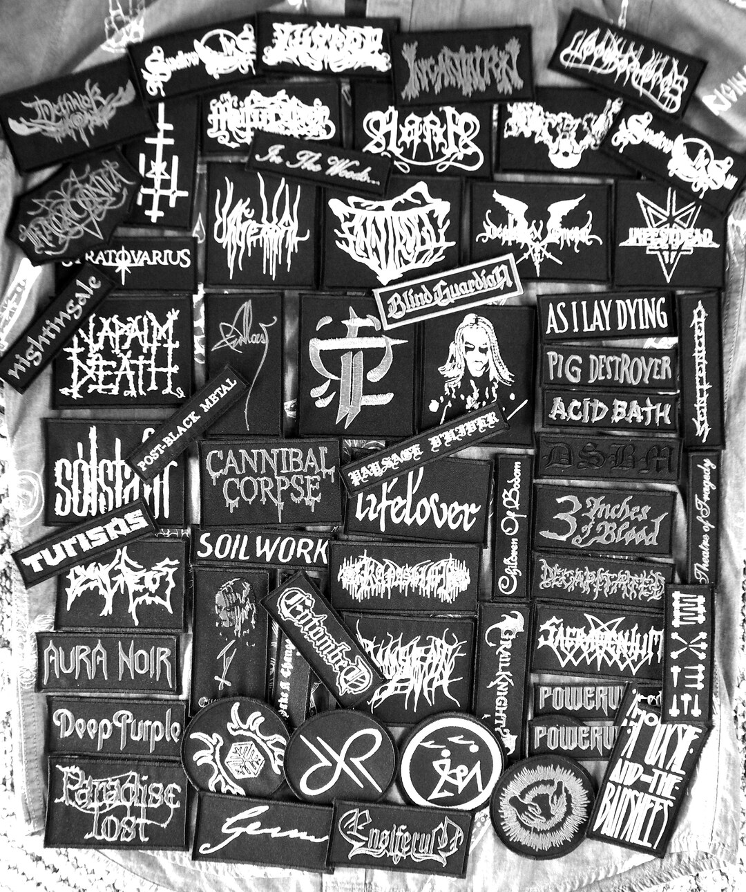 Black / Death / Doom / Heavy Metal Patches #1 - Etsy