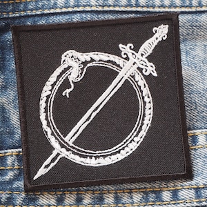 Dungeon Synth Sword Embroidered Patch - Etsy