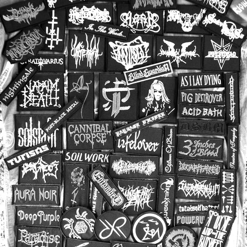 Black/death/doom/heavy Metal Patches 25 - Etsy