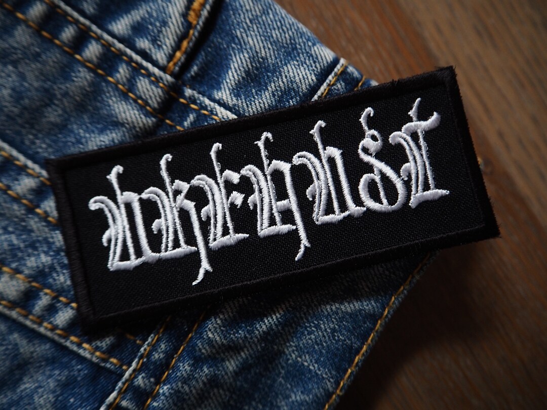 URFAUST Embroidered Patch (black Metal) - Etsy