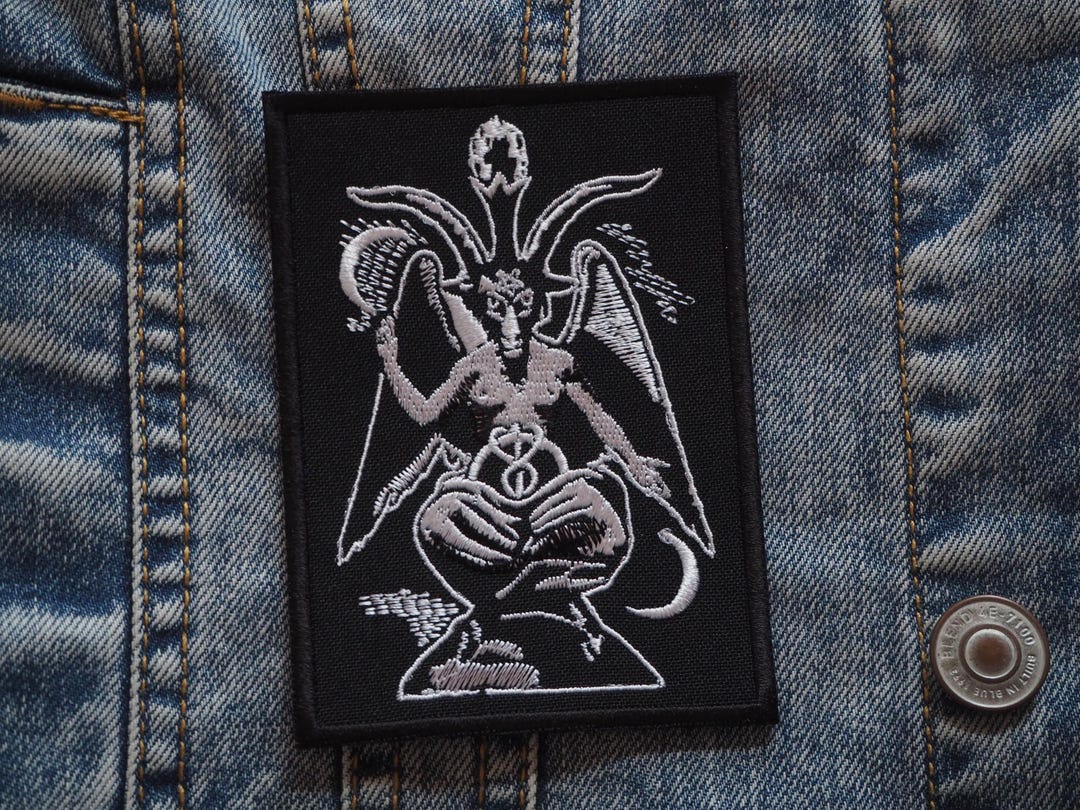 BAPHOMET, Occult, Horror, Satanic, Black Metal Embroidered Patch - Etsy