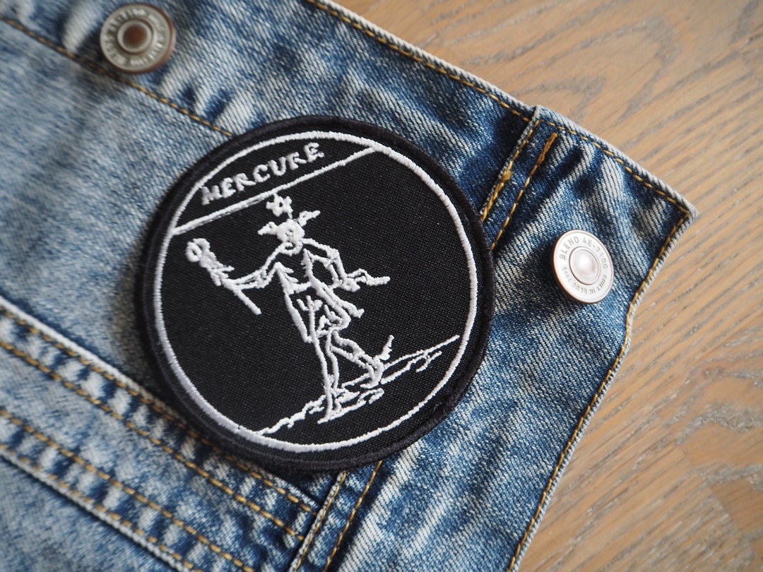 OCCULT PLANET SYMBOL Embroidered Patch - Etsy