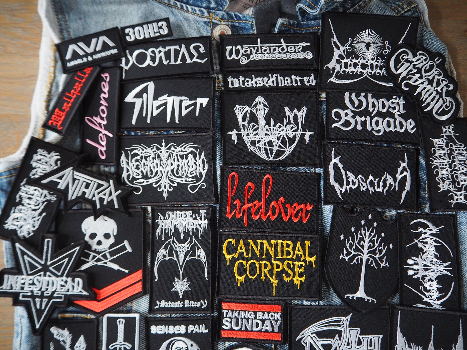Black/death/doom/heavy Metal Patches 20 - Etsy