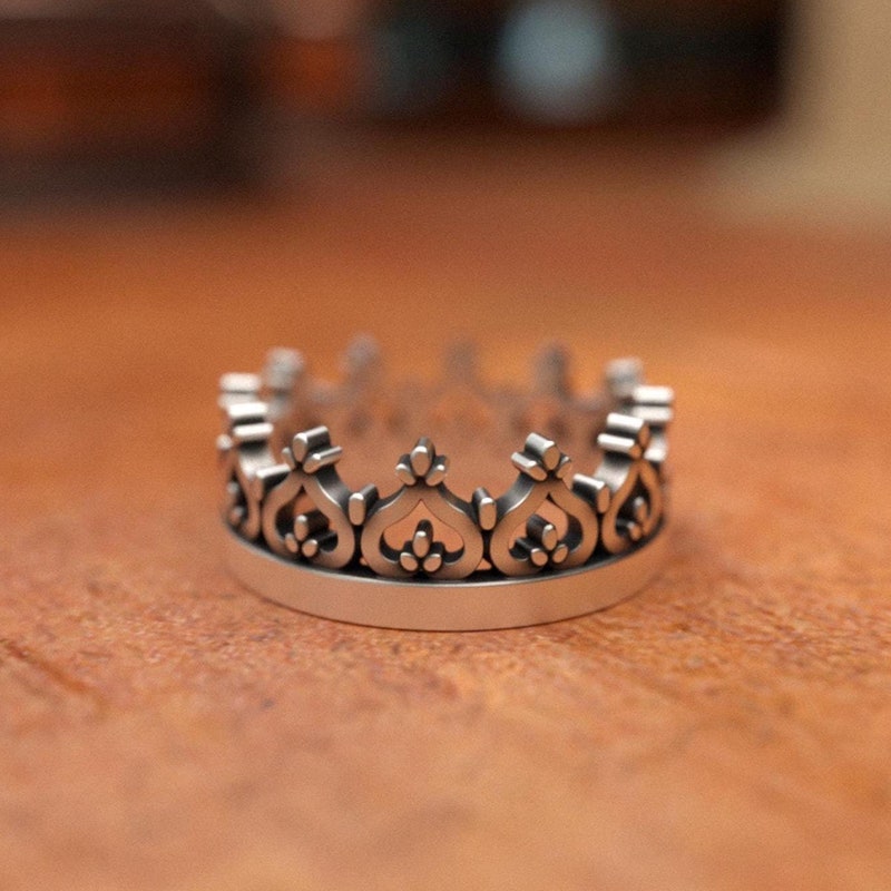 Crown Ring - Etsy