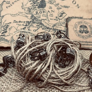 Dwarven-inspired 925 Sterling Silver Ring, Handmade Fantasy ...