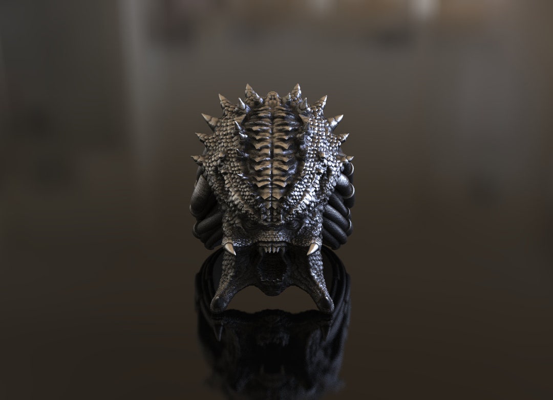 Predator Ring Alien 925 Sterling Silver 3D Print 3d - Etsy
