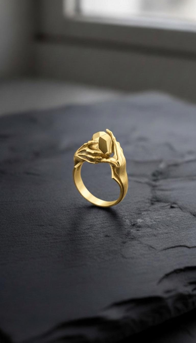 Ring of Telekinesis, Handcrafted 925 Sterling Silver Intricate Psychic ...