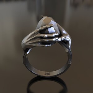 Ring of Telekinesis, Handcrafted 925 Sterling Silver Intricate Psychic ...