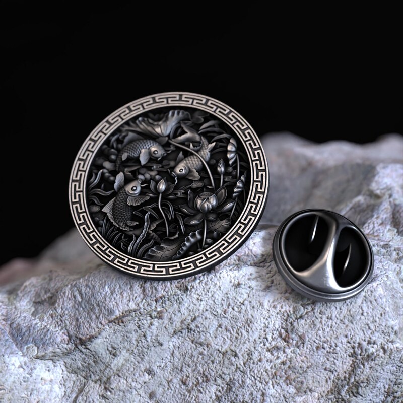 Koi Fish Brooch - Etsy